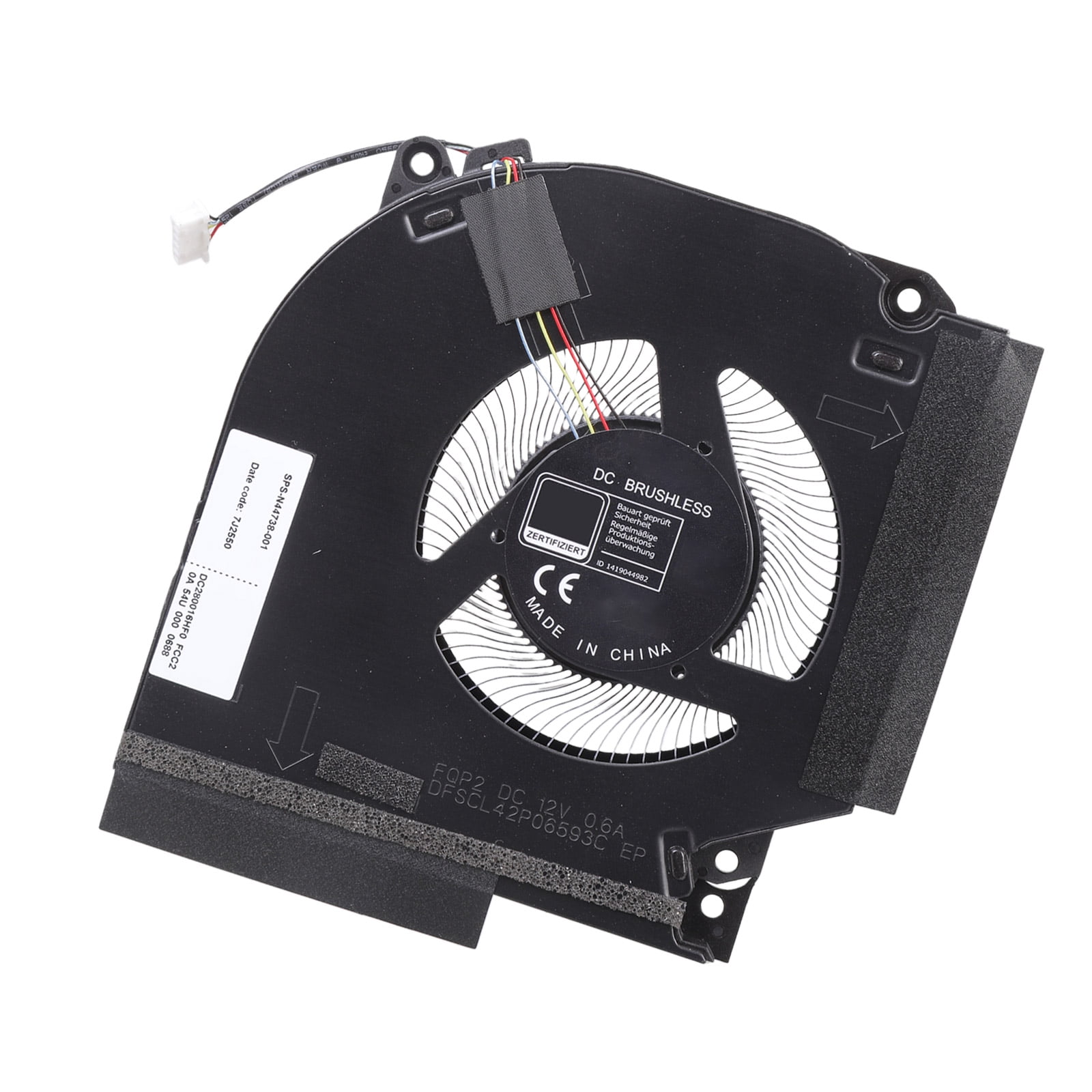 CPU GPU Cooling Fan For 16-R 12V MG75091V1-C180-S9A Laptop Cooling Fan ...
