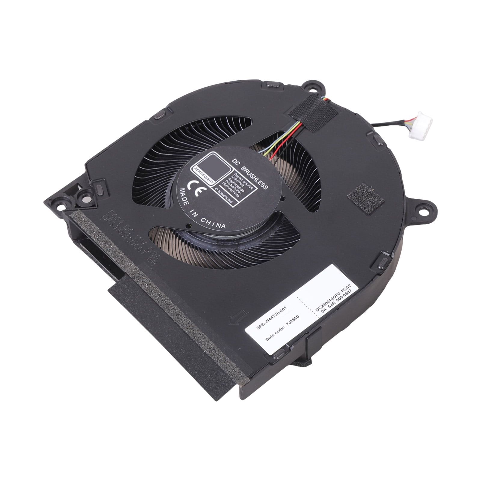 CPU GPU Cooling Fan Notebook Cooling Metal Heat Dissipation Fan for 16 ...