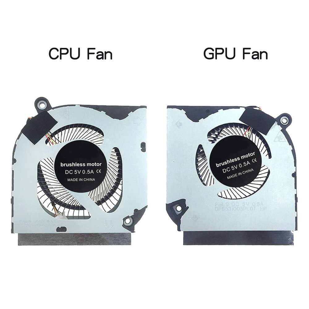 CPU&GPU Cooling Fan Replacement For ACER Nitro 5 AN517-41 AN517-52 ...