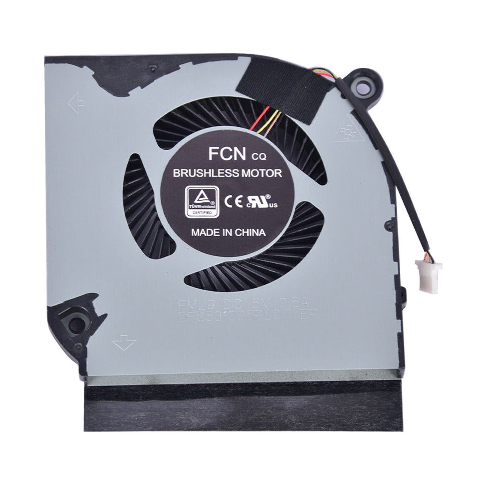 CPU GPU Fan Laptop Cooling Fan DC5V 0.5A 4-pin 4-wires for Acer Nitro 5 ...