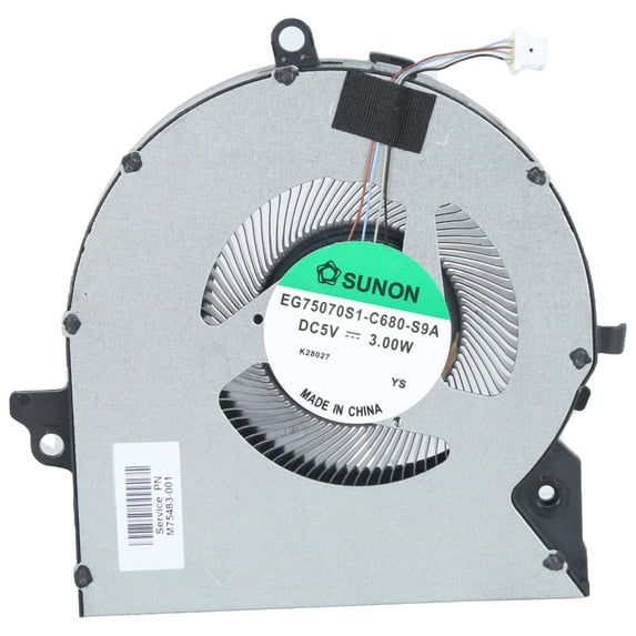 CPU GPU Fan Laptops Cooling Fan DC5V 4Pin 4wires Coolers Fan for OMEN 7 ...