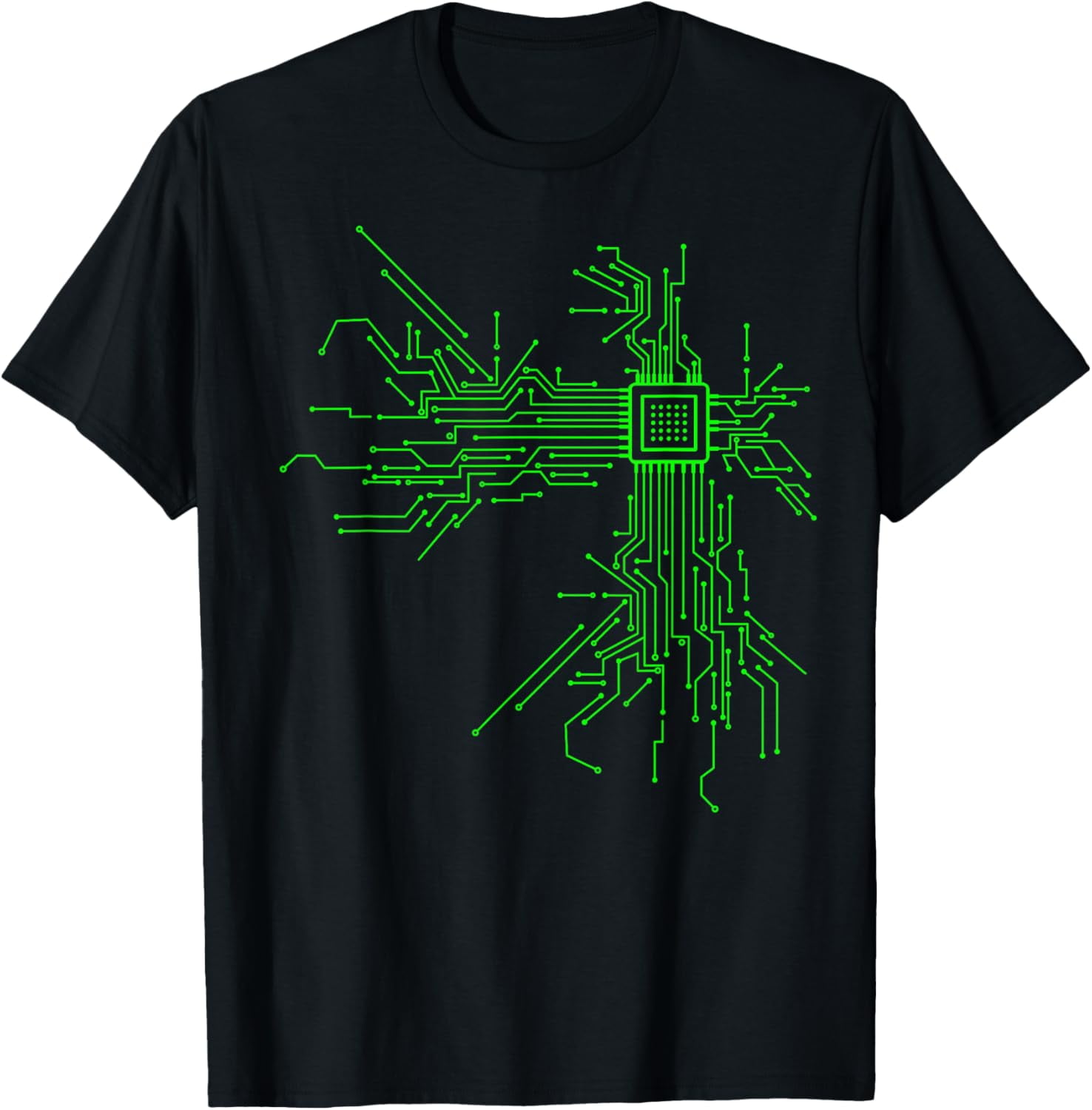 CPU Heart Circuit Board Funny Programmer Technology Core T-Shirt - Walmart.com