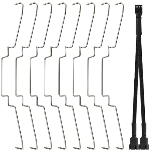 CPU Heatsink Fan Buckles, 12cm Wire Buckle Lower Hook Type Fixing Clip ...