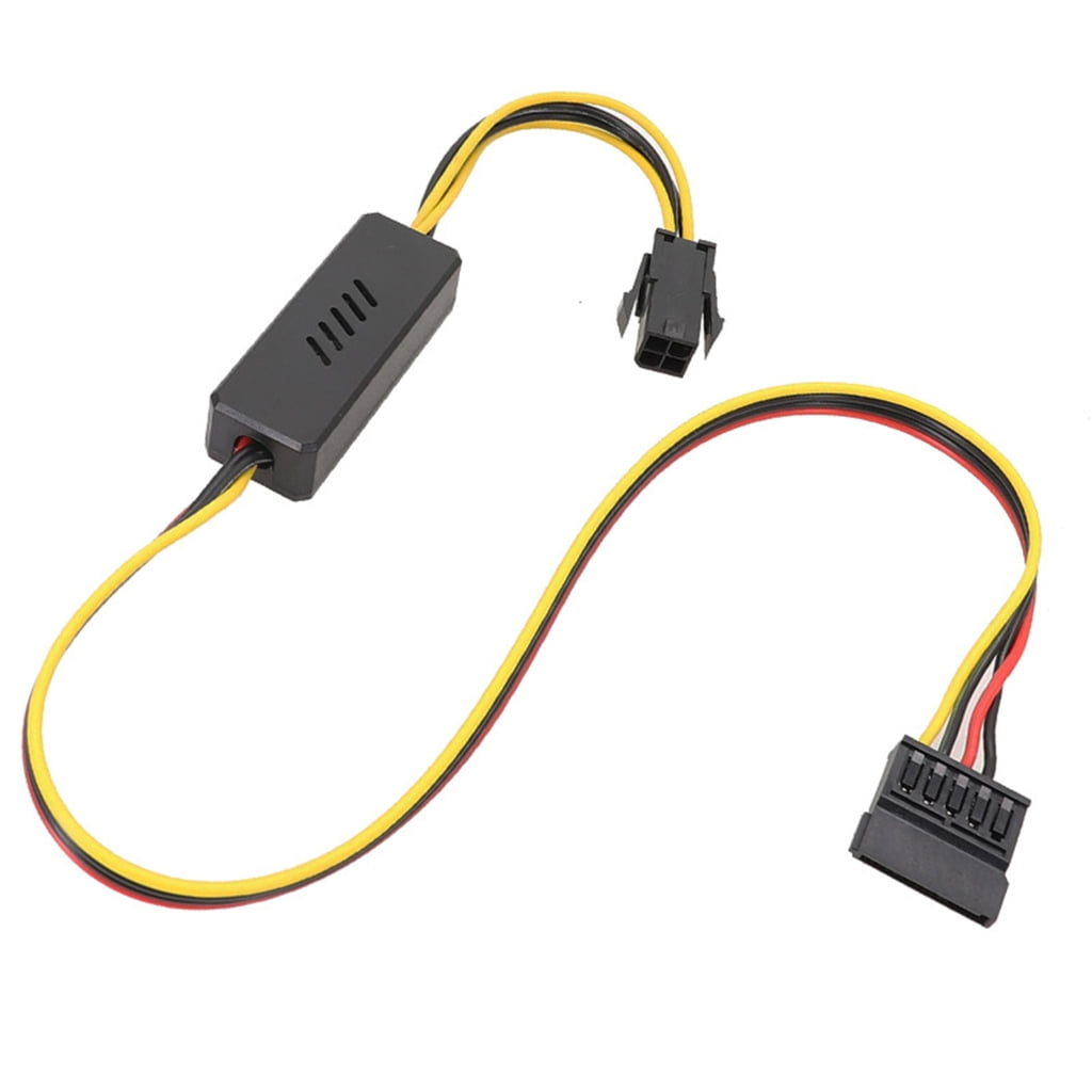 CPU Power Cable 4PIN to Hard Drive Power Supply Extension Cord 12V to ...
