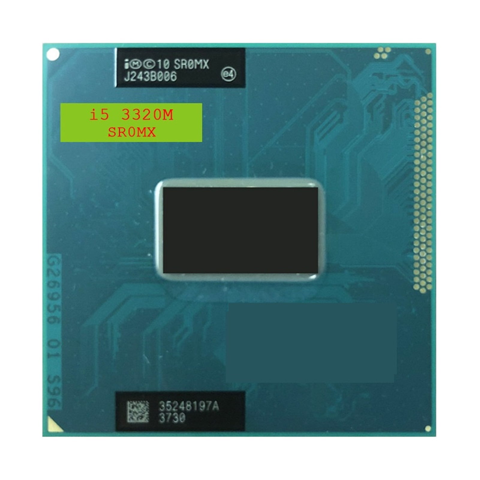 CPU Processor Compatible With I5-3320M I5 3320M SR0MX 2.6 GHz Dual Quad ...