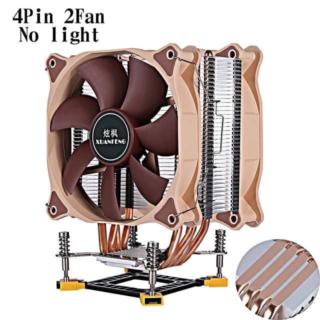 CPU Processor Cooling 120mm Fan 4 Heat Pipe Suitable For Installing ...