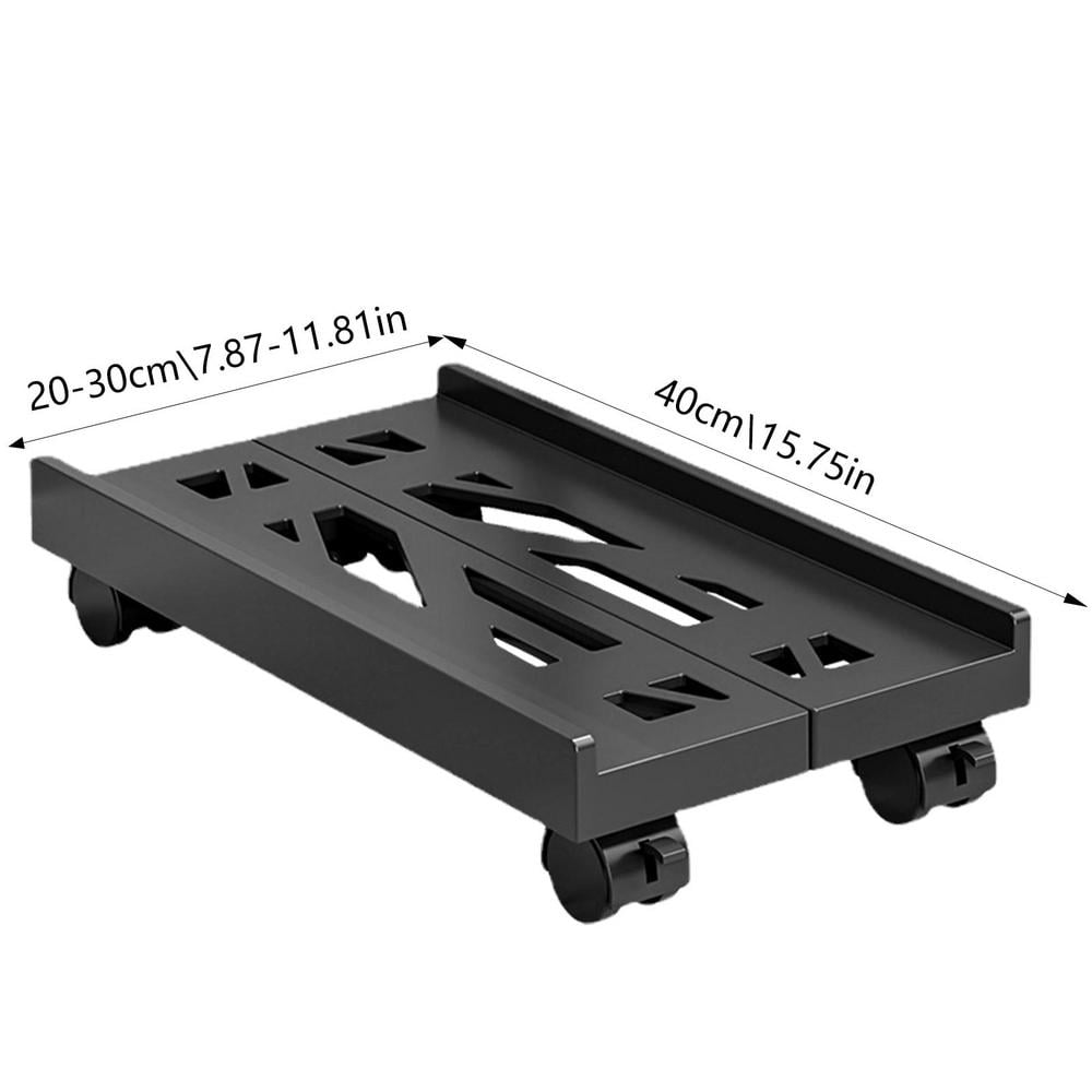 CPU Stand with Rolling Adjustable Mobile CPU Holder Stand Telescopic ...