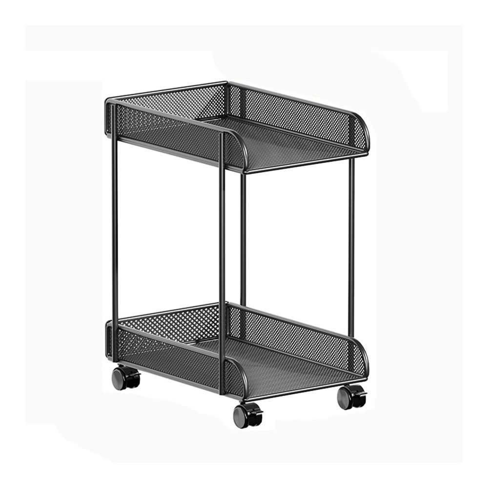 CPU Tower Stand Black PC Tower Stand 2 Tier CPU Holder Stand Metal ...