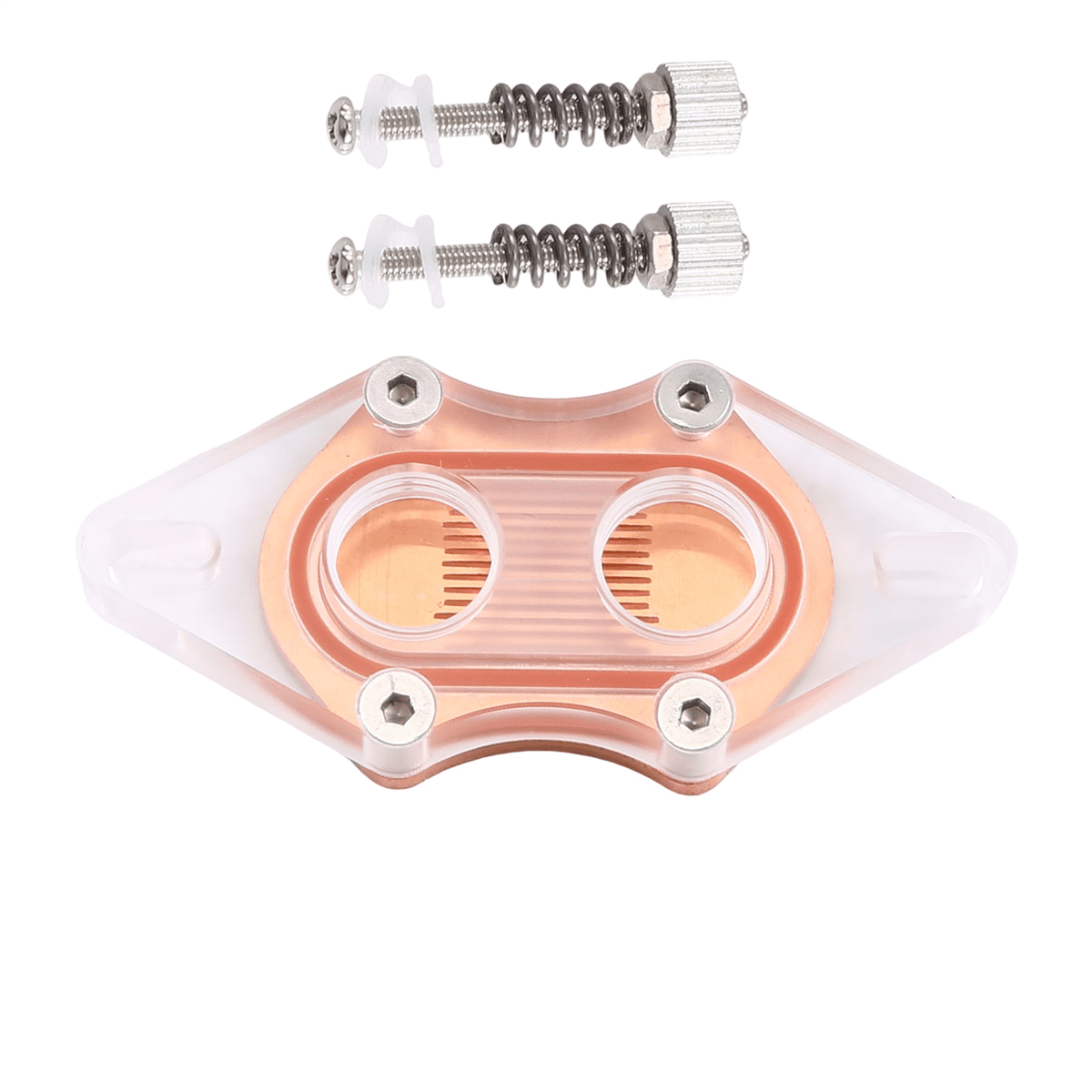 CPU Water Cooling Block Cooler Acrylic Transparent South Bridge ...