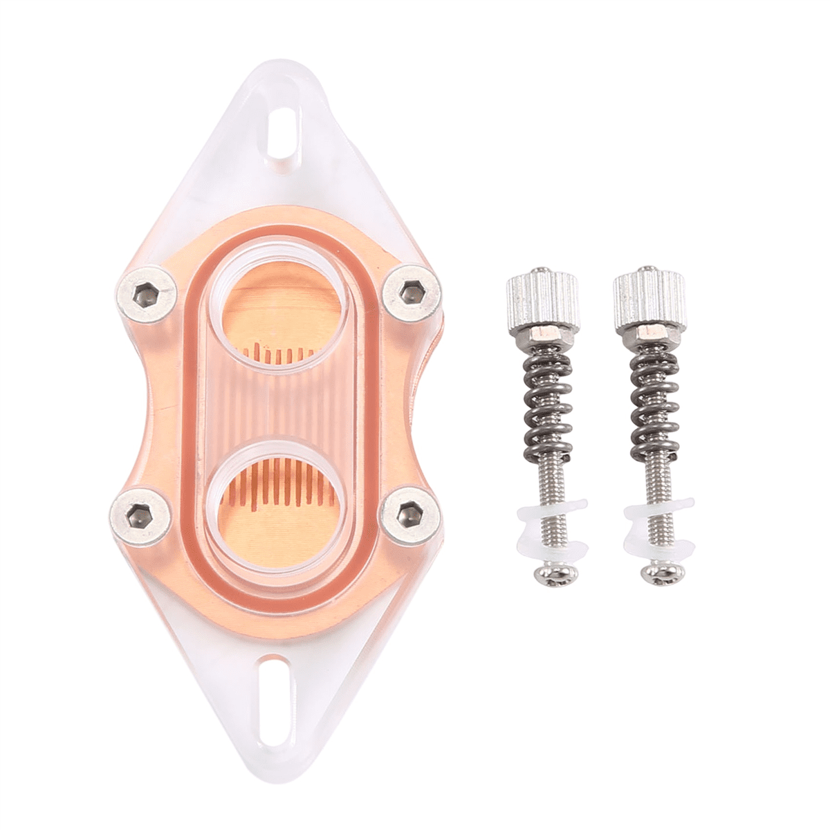 CPU Water Cooling Block Cooler Acrylic Transparent South Bridge ...