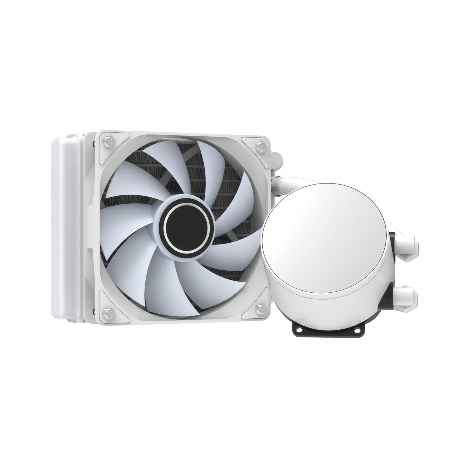 CPU Water Cooling CPU Liquid Cooler RGB Lighting 4Pin PWM Fans Improved ...