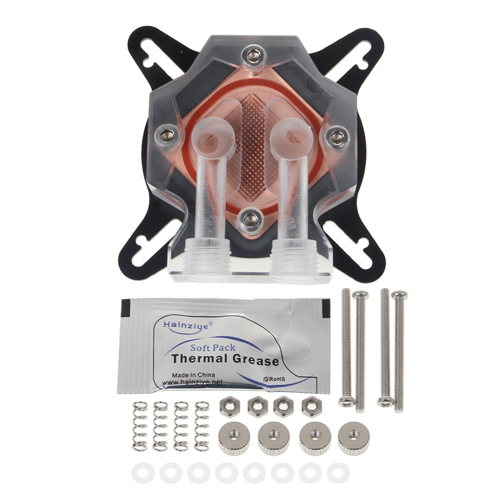 CPU Water Cooling G1/4 Computer Water Block PC Waterblock Transparent ...