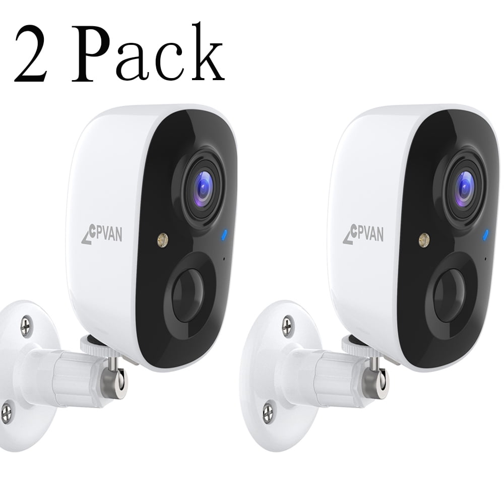 CPVAN Outdoor Security Cameras Wireless Wifi Battery Operated,AI PIR ...