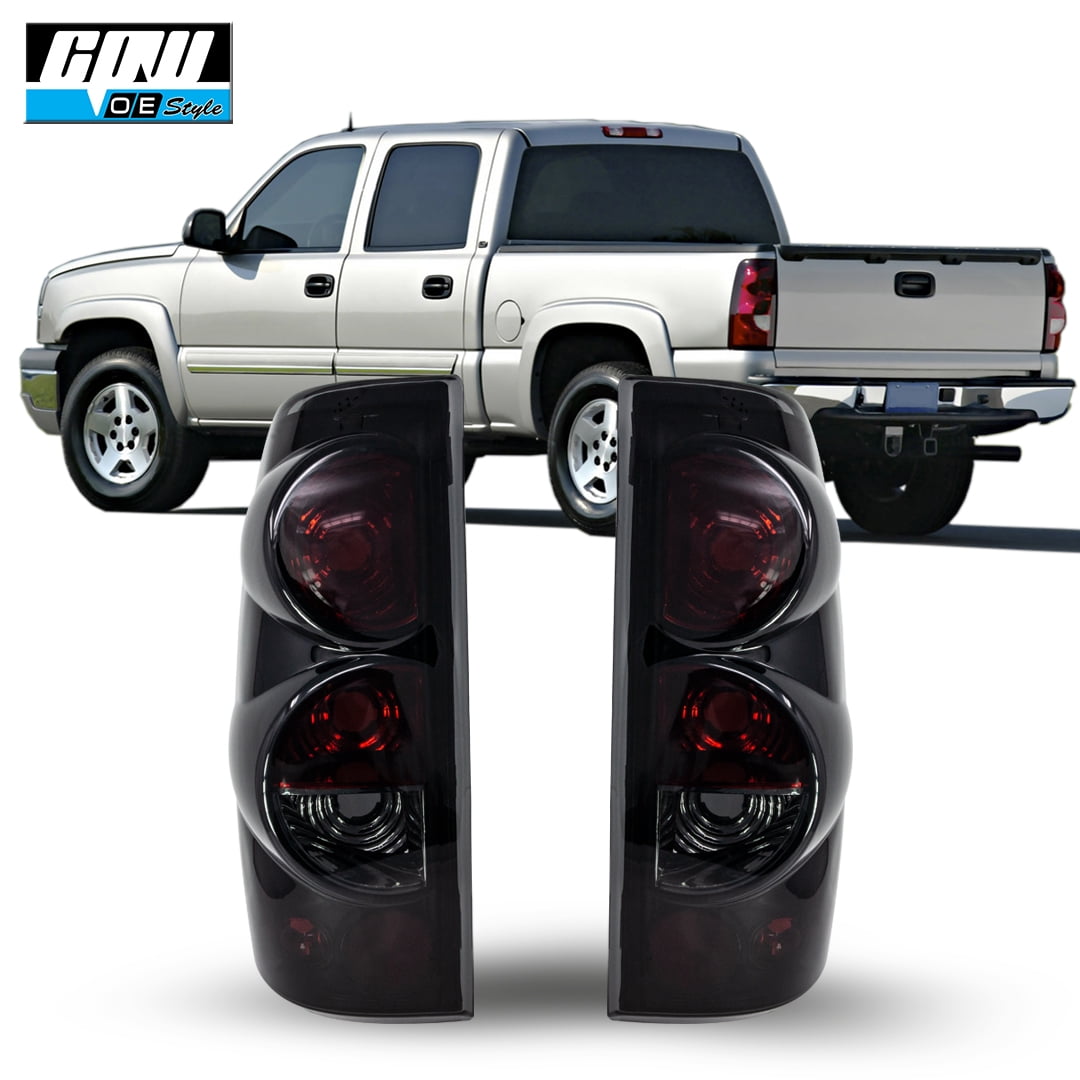 CPW Tail Lights Pair for 1999-2006 Chevy Silverado, GMC Sierra, Black ...