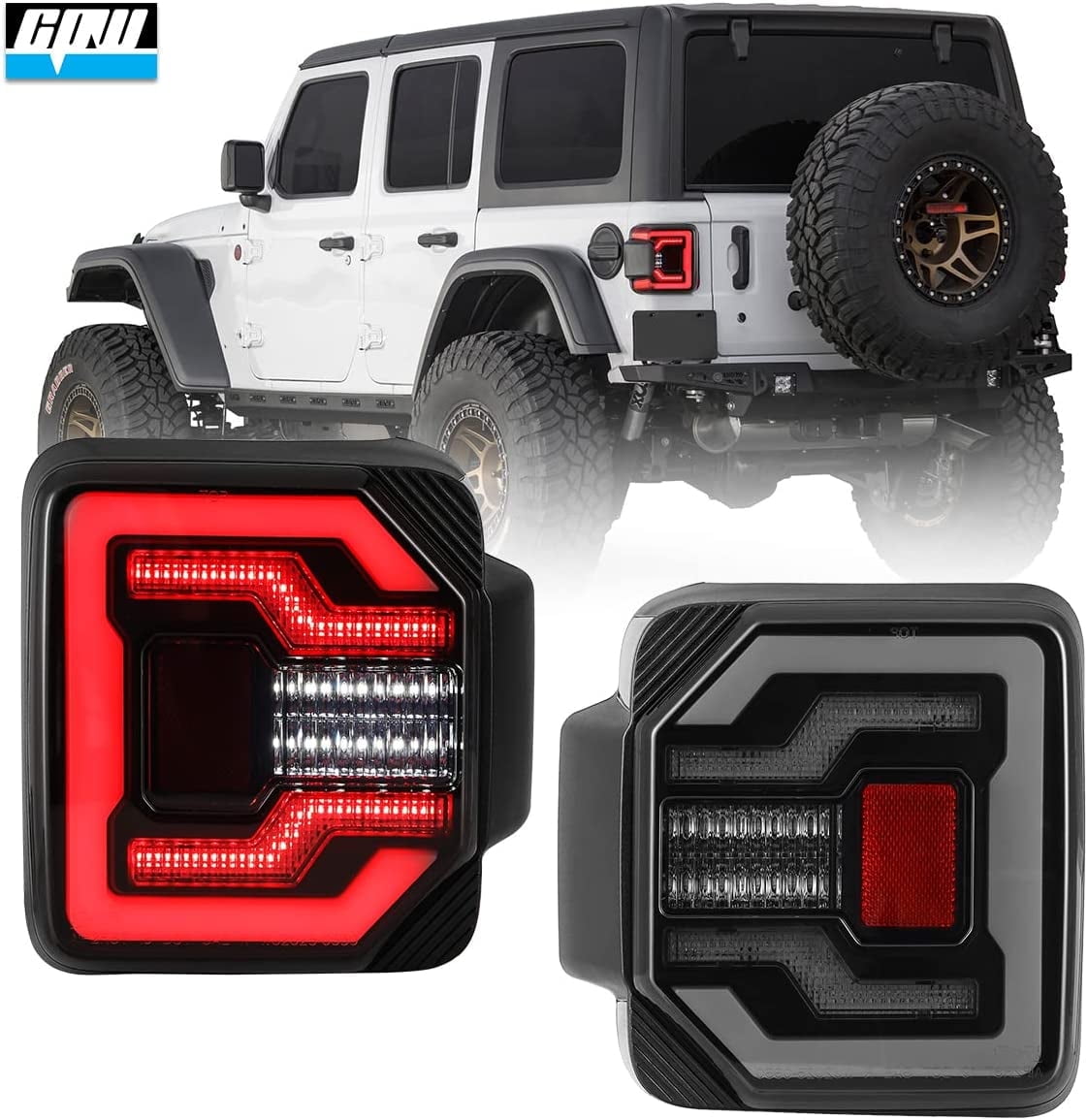 CPW LED Tail Lights Assembly for 2018-2022 Jeep Wrangler JL & JLU ...