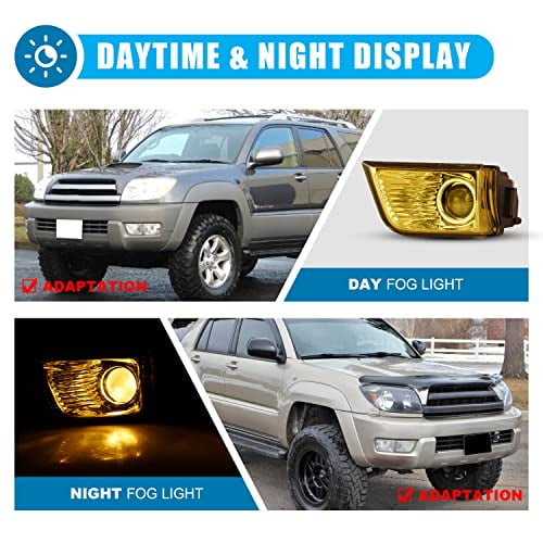 CPW OEM Fog Lights Assembly Fit For 2003 2004 2005 Toyota 4Runner, 1 ...