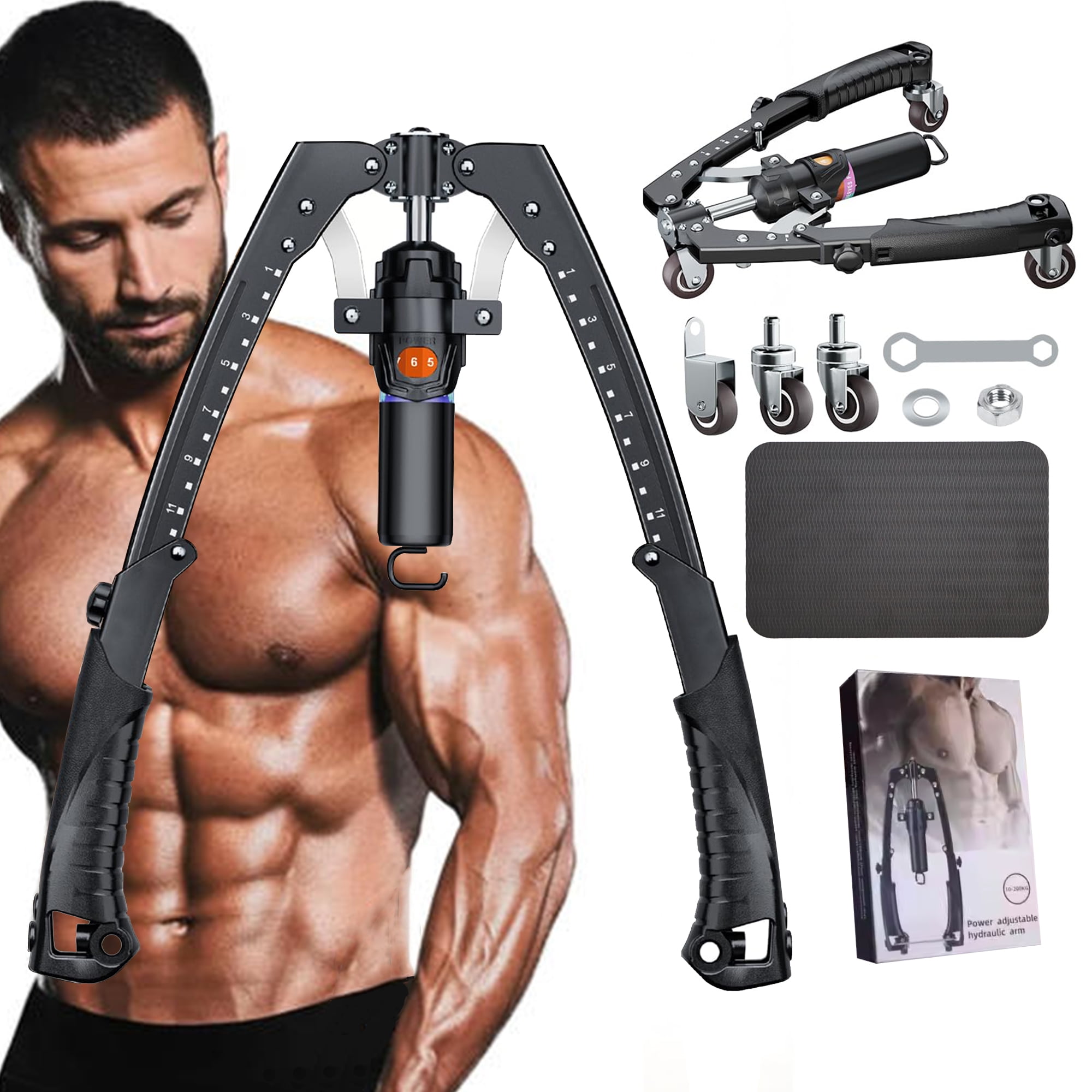 CPWVKI Twister Arm Trainer Hydraulic Power Chest Workout Equipment with ...