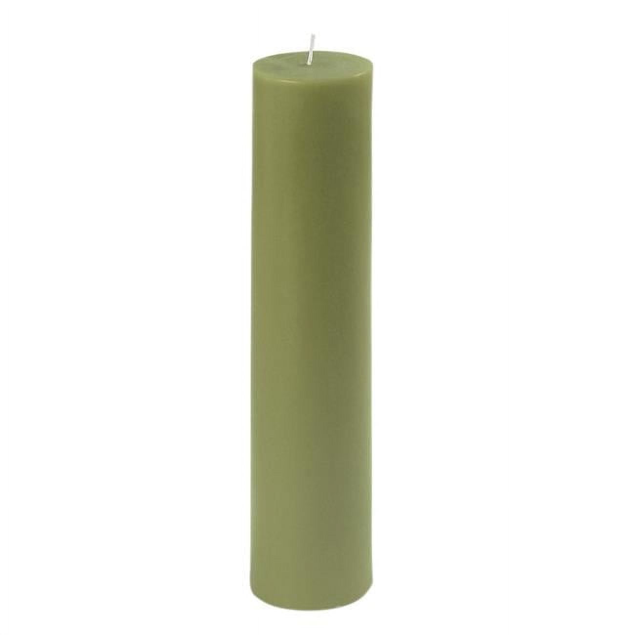 CPZ-2911-12 2 x 9 in. Sage Pillar Candle, Green - 12 Piece - Walmart.com