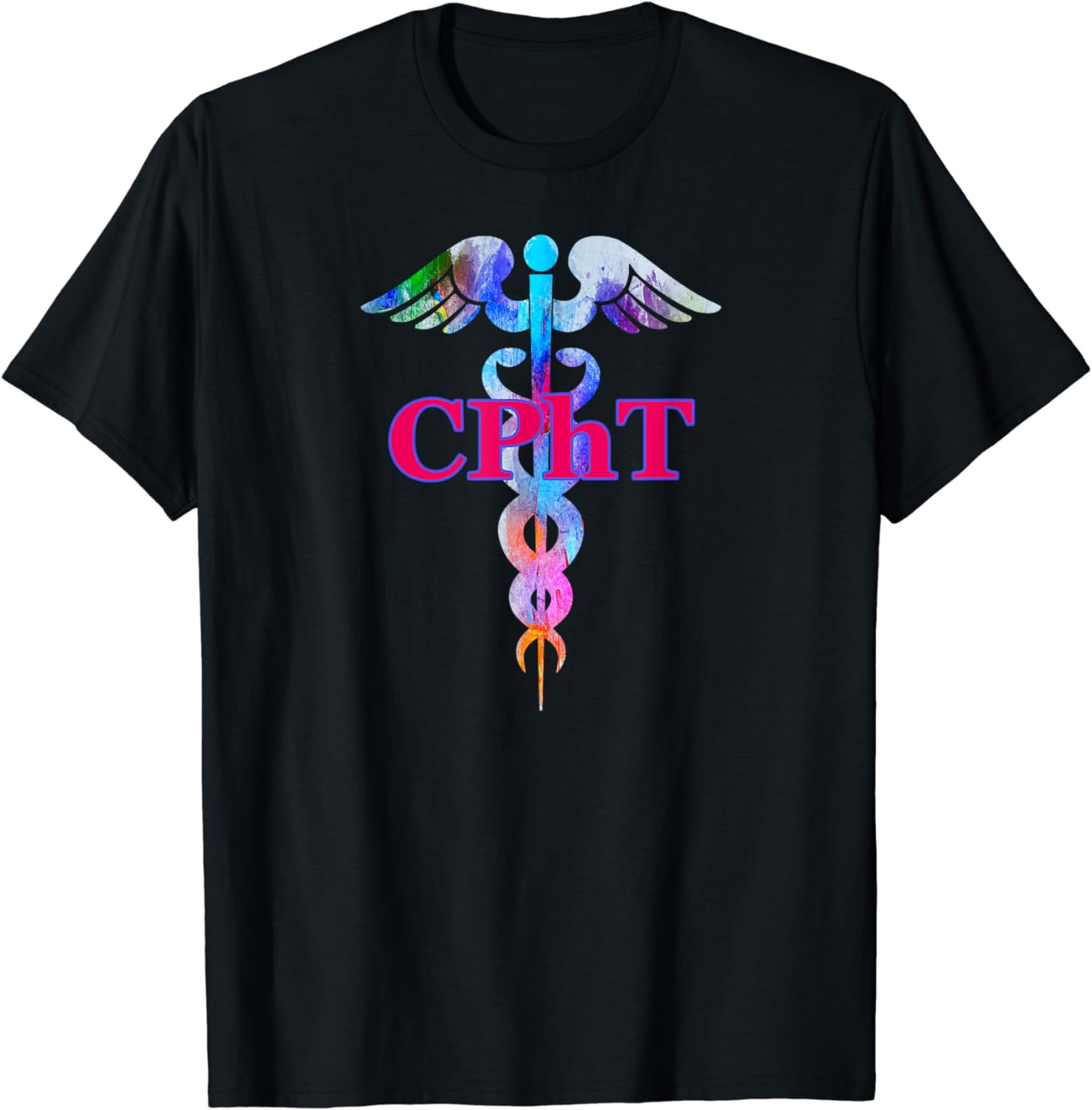 CPhT Certified Pharmacy Technician Caduceus T-Shirt Gifts - Walmart.com