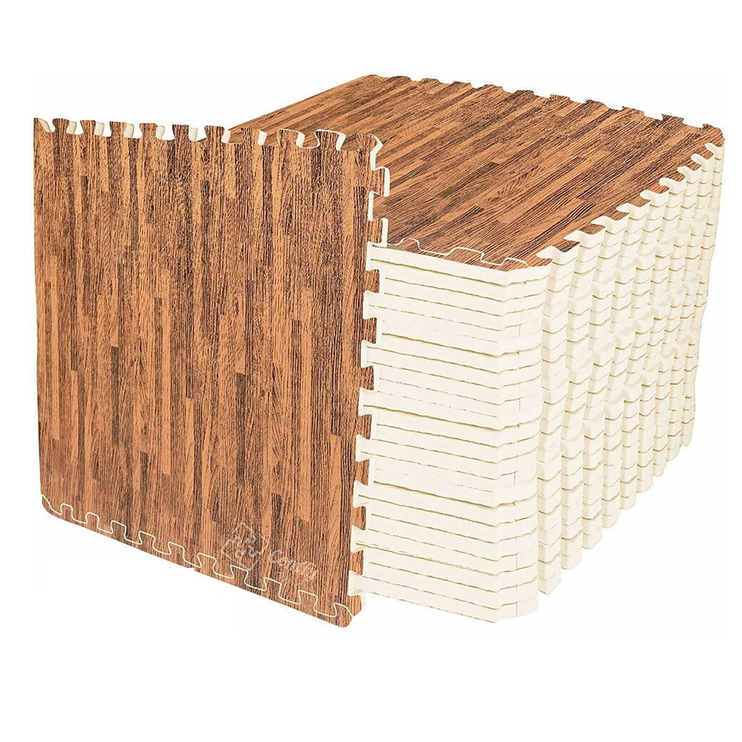 CQAOE Exercise Floor Mat Interlocking Foam Tiles – Soft EVA Puzzle ...