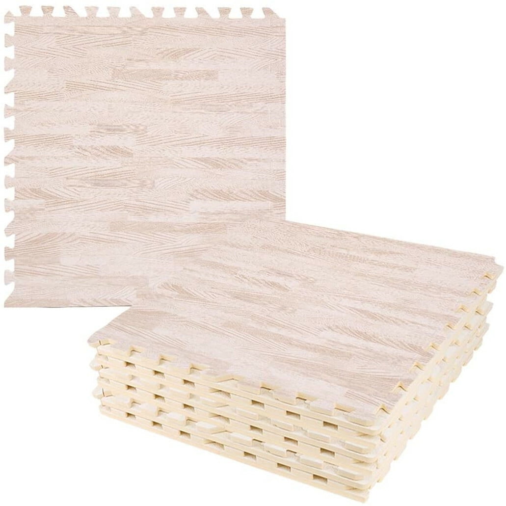 CQAOE Exercise Floor Mat Interlocking Foam Tiles – Soft EVA Puzzle ...