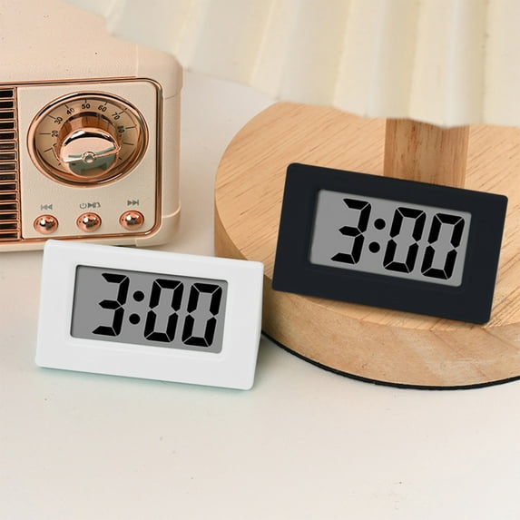 CQCYD 2Pcs Modern Digital Alarm Clock, Bedside Desk Clock For Bedroom ...