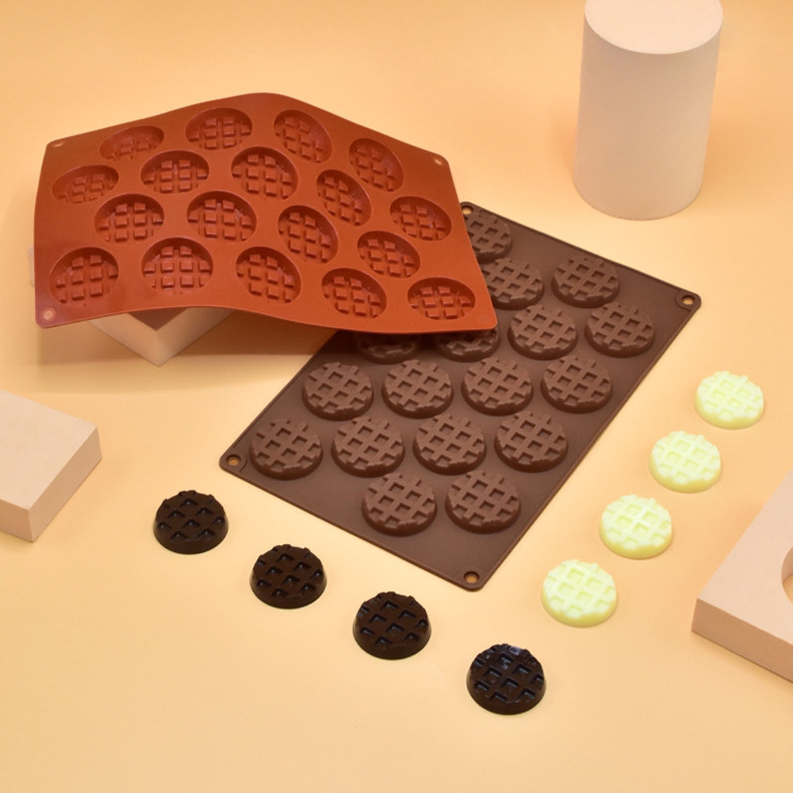 CQCYD 2Pcs Premium Silicone Chocolate Molds, Professional Baking Tools ...