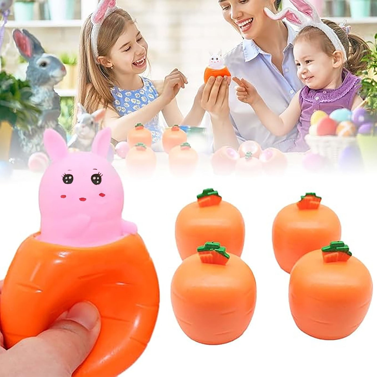 CQCYD 3Pcs Carrot Squeezing Cup, 2 Pack Silicone Poping-Up ...