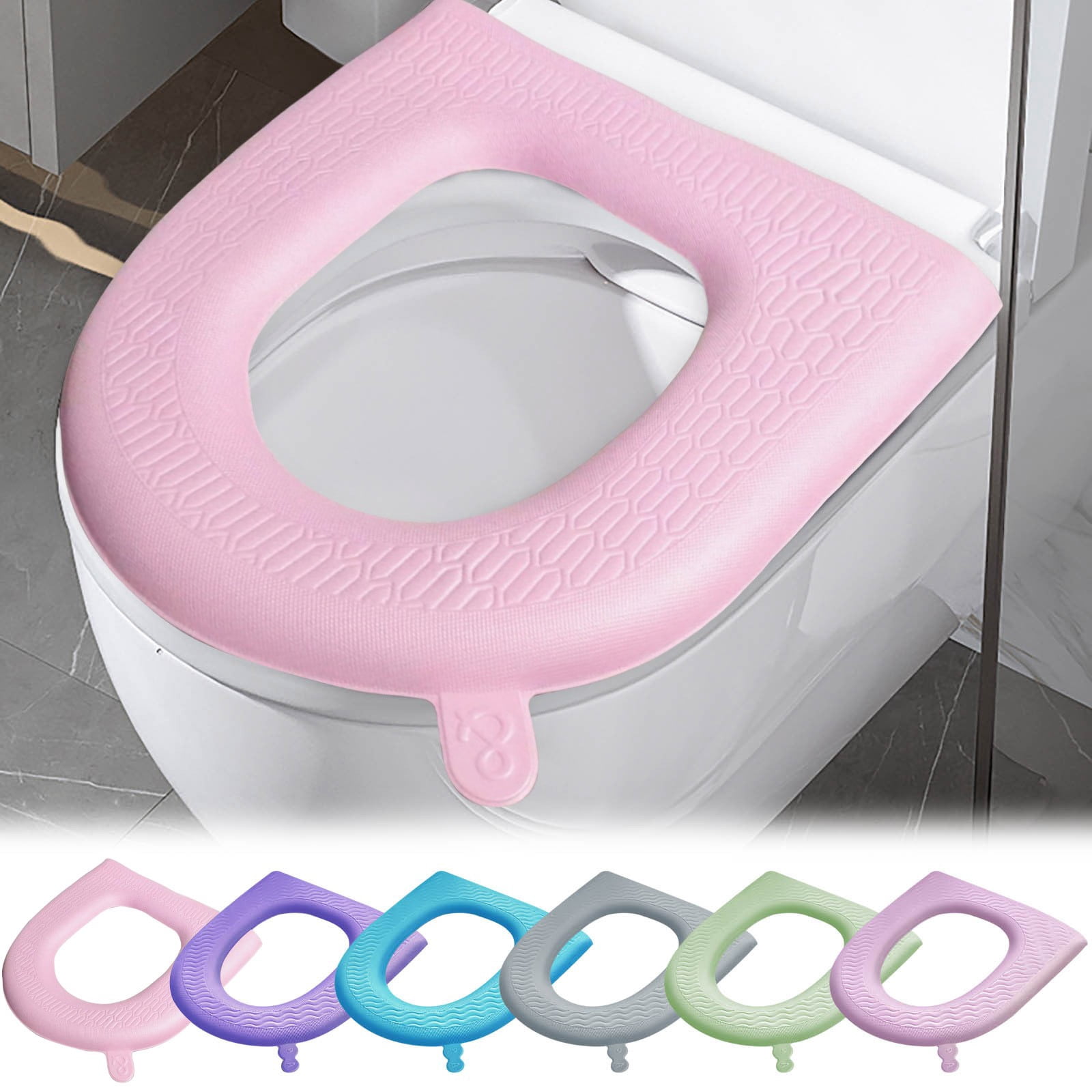 CQCYD 3Pcs Waterproof Toilet Seat Cushion, EVA Foam Toilet Seat Cover ...