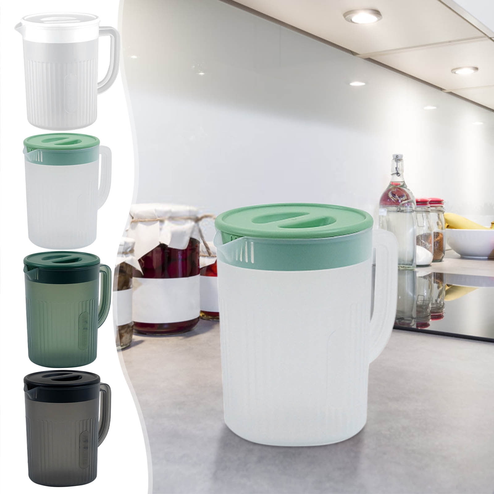 CQCYD 4Pcs Large Capacity Refrigerator Cold Water Jug, Family Summer ...