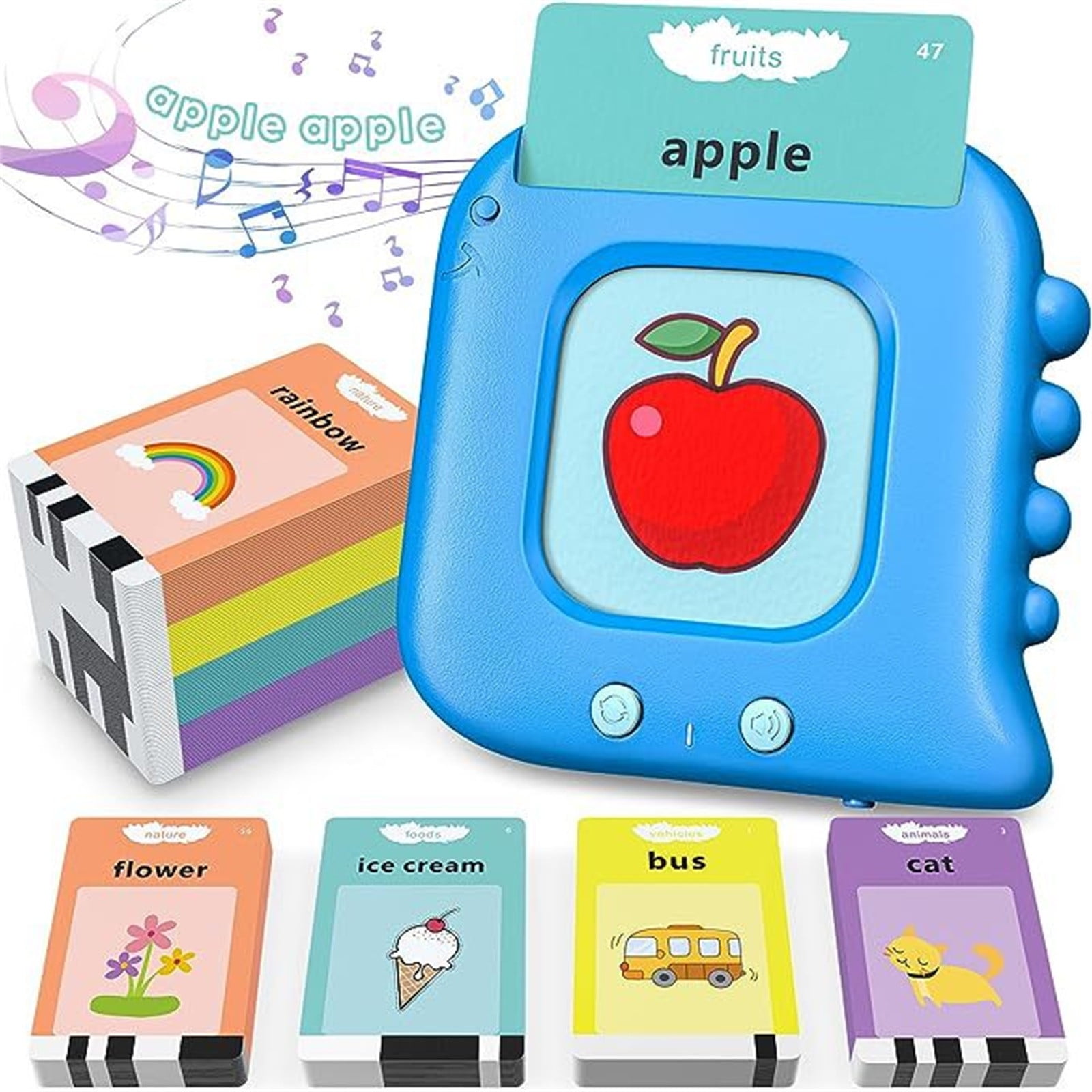 CQCYD under $5 Bilingual Card Reader, Bilingual English Learning Card ...