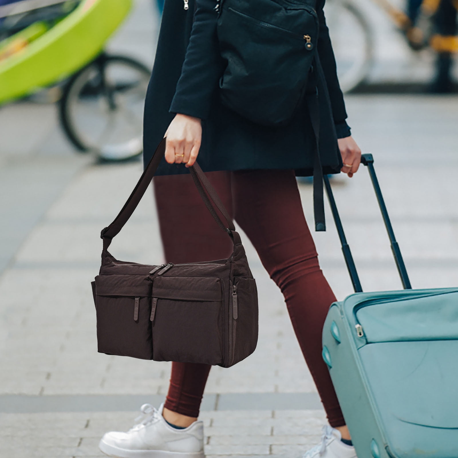 CQCYD under $5 Casual Messenger Bag, Large Capacity Messenger Bag,Multi ...