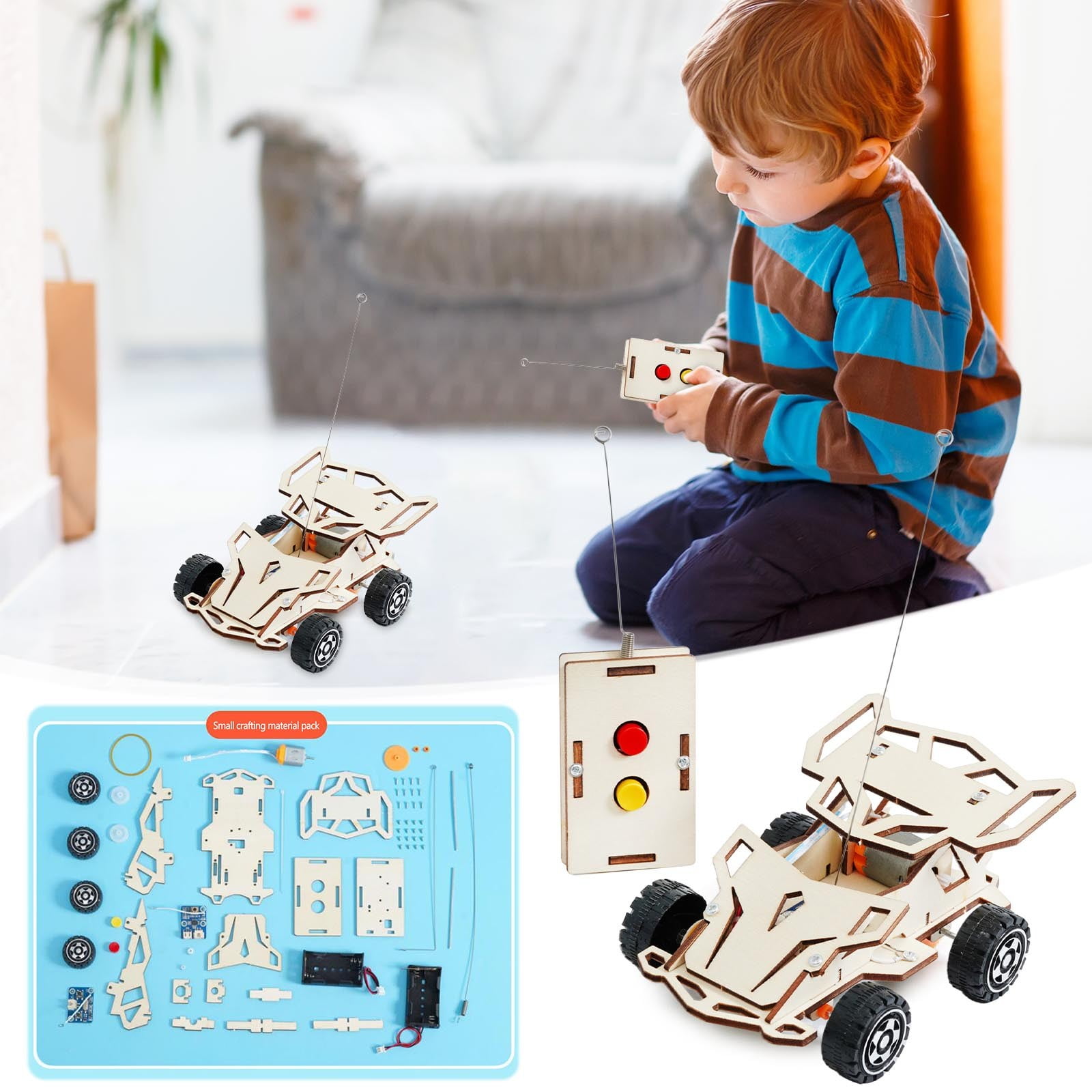 CQCYD under $5 DIY Remote Control Cars, DIY Remote Control Car Kit ...