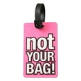 CQCYD under $5 Luggage Tag, English Letter Luggage Tag PVC Soft ...