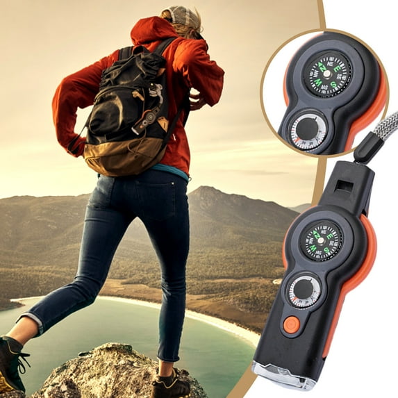 CQCYD under $5 Multifunctional Survival Whistle, 7 in 1 Outdoor ...