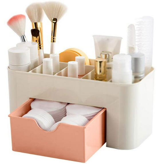 CQCYD under $5 Plastic Desktop Cosmetic Storage Box, Plastic Desktop ...