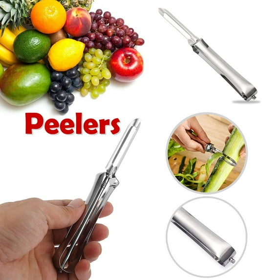 CQCYD under $5 Stainless Steel Peeler, 2-Pack Stainless Steel Vegetable ...