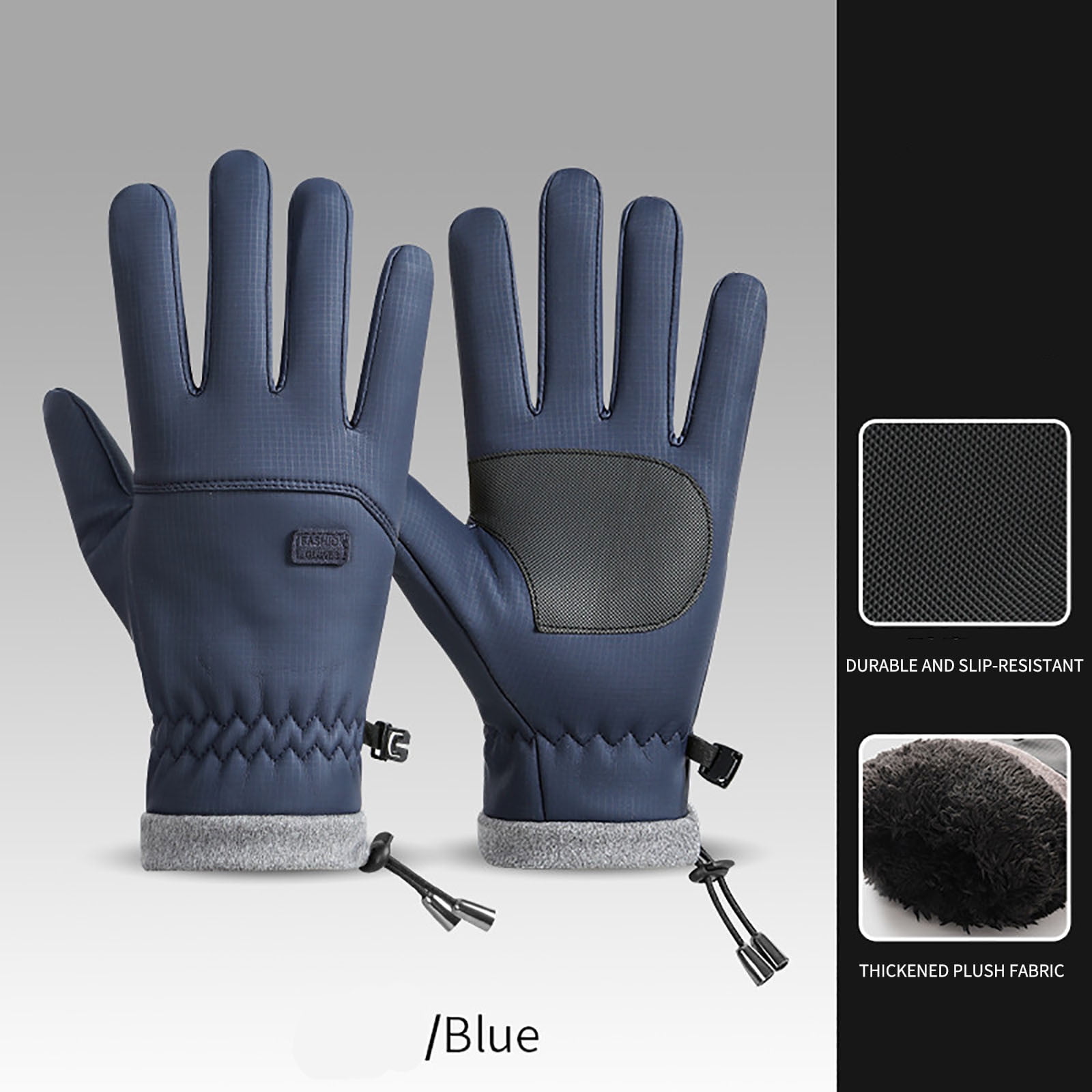 CQCYD under $5 Windproof Riding Gloves, Thick Polar Fleece Driving ...