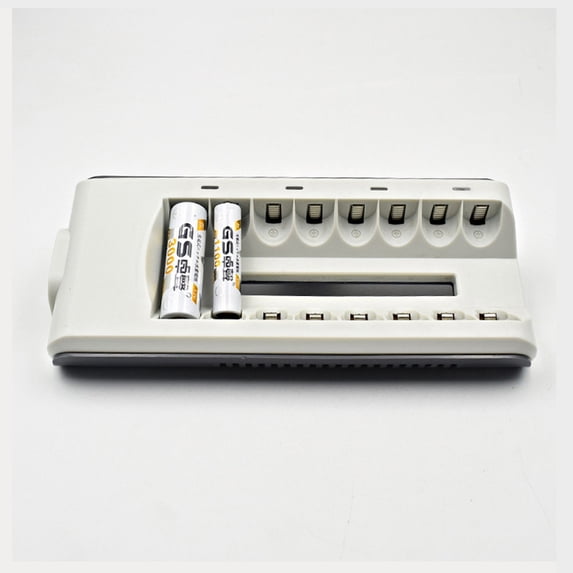 CQCYD 8 Slots Smart Fast Charger For AA AAA Batteries, Intelligent ...