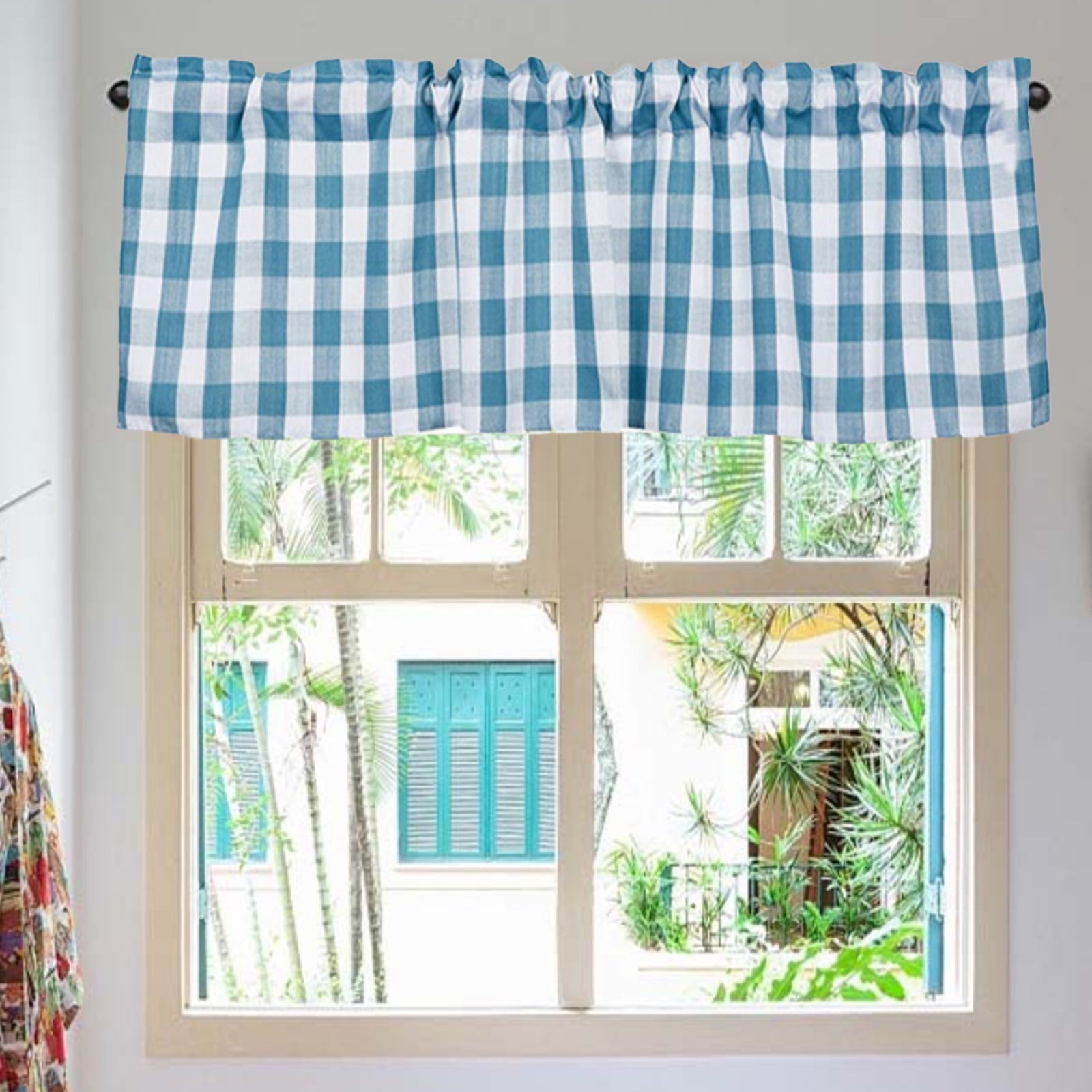 CQCYD under $5 Blackout Valances for Windows, Solid Color Window ...