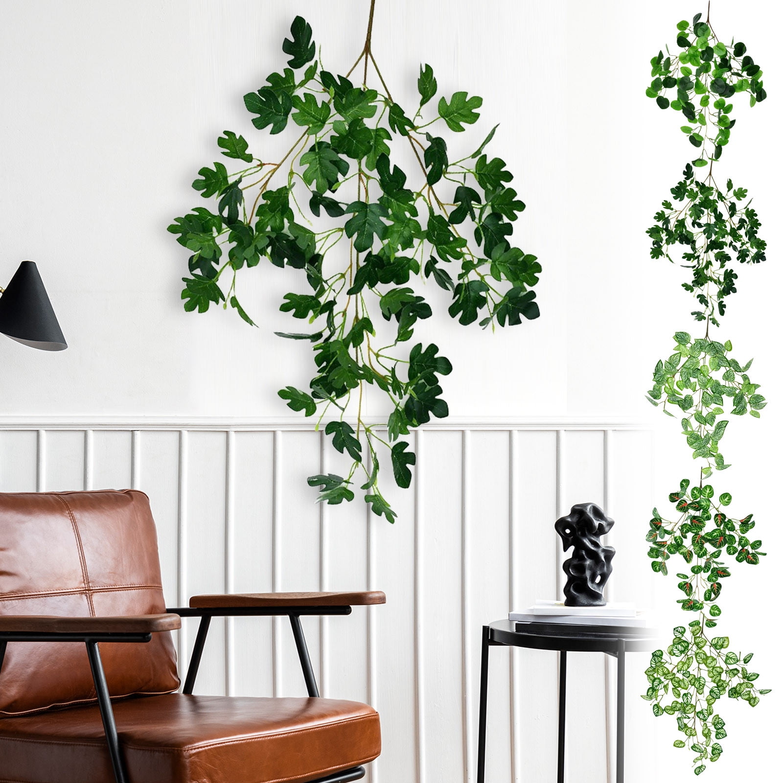 CQCYD Clearance under $5 Hanging Plants Artificial Decor, Fake Hanging ...