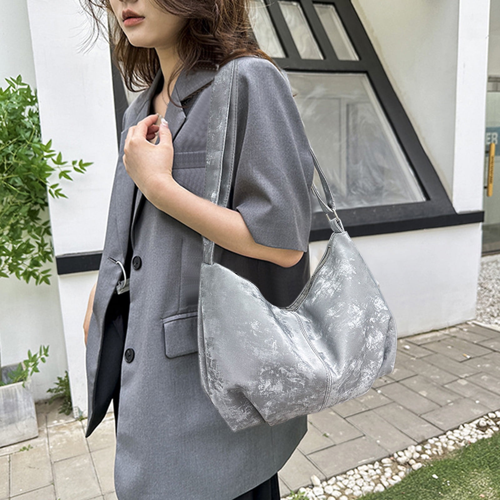 CQCYD Clearance under $5 Hobo Bags for Women, Suede Tote Bag for Women ...
