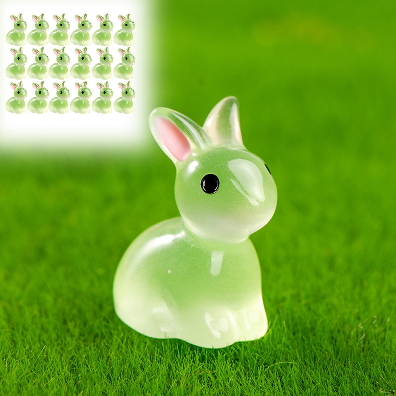 CQCYD Clearance Toys under $5 14 Pieces Rabbit Miniature Figurines ...