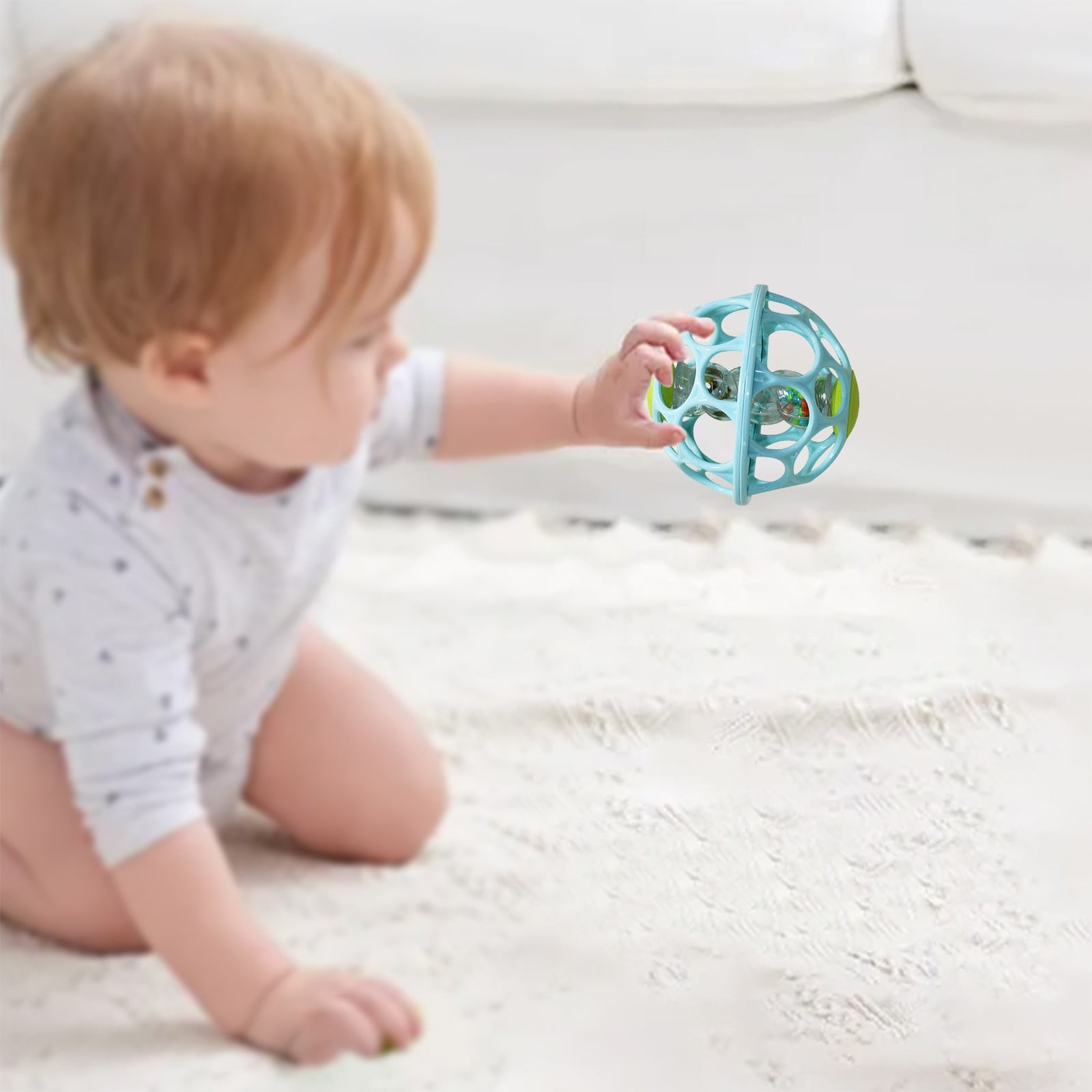 CQCYD Clearance Toys under $5 Easy-Grasp Oball Gift- Baby Rattle Ball ...