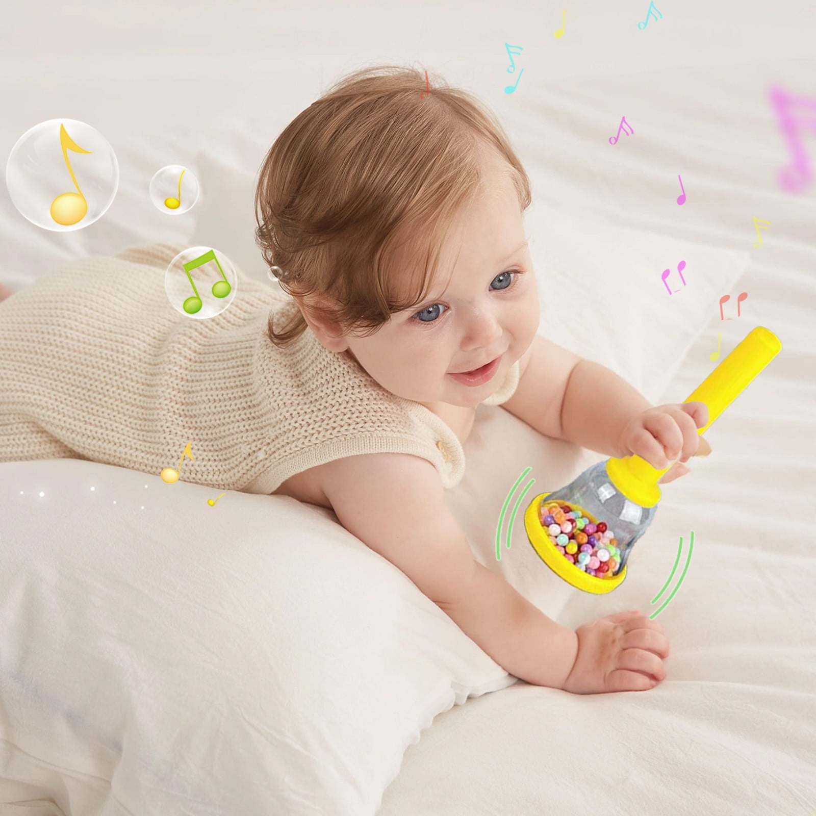 CQCYD Clearance Toys under $5 Hand Bells for Kids | Educational Music ...