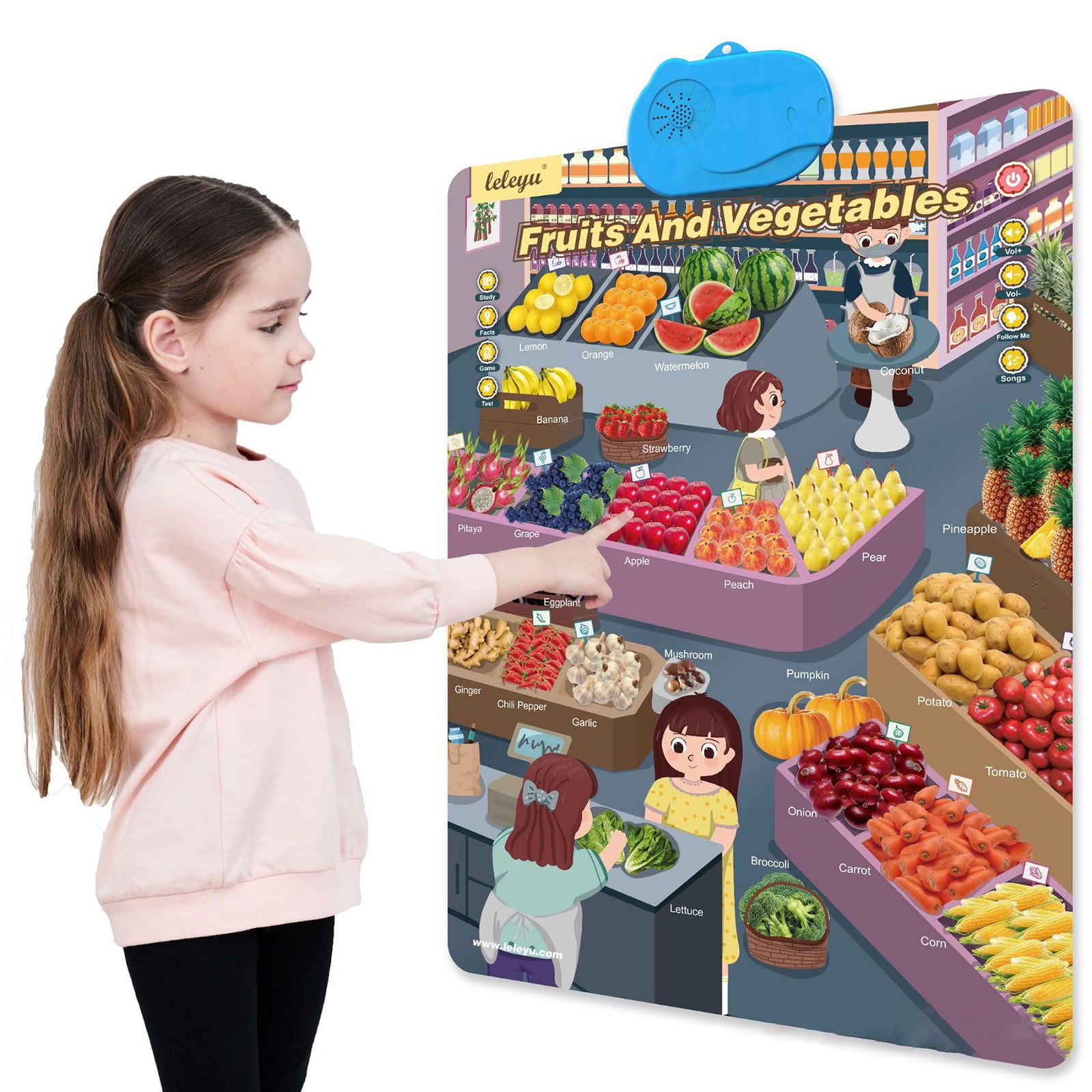 CQCYD Clearance Toys under $5 Interactive English Learning Talking Wall ...