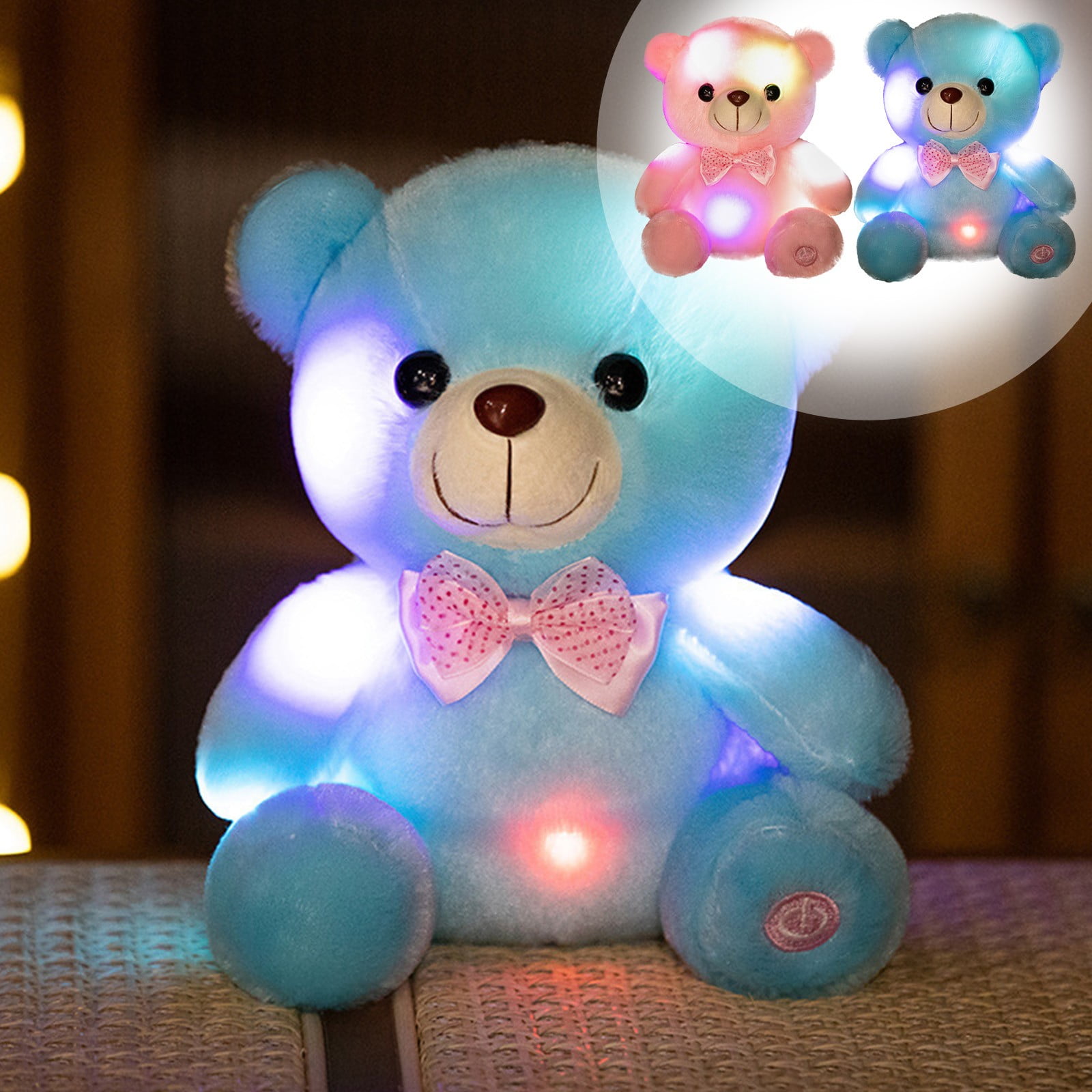 CQCYD Toys under $5 LED Teddy Bears Stuffed Animals, Cute Glow Bear ...