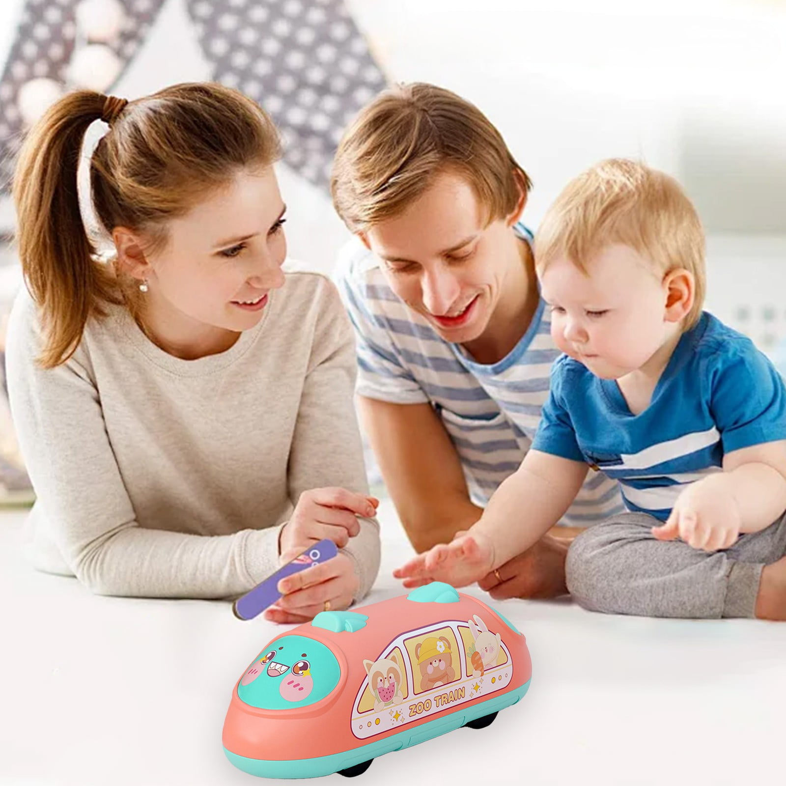 CQCYD Toys under $5 Pull Back Train Toy High Speed City Train Modern ...