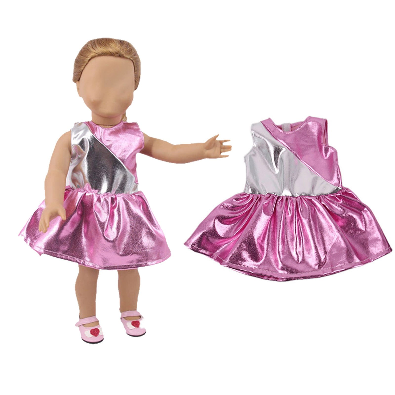 CQCYD Clearance Toys under $5 Metallic Shiny Dresses for 18 Inch Dolls ...