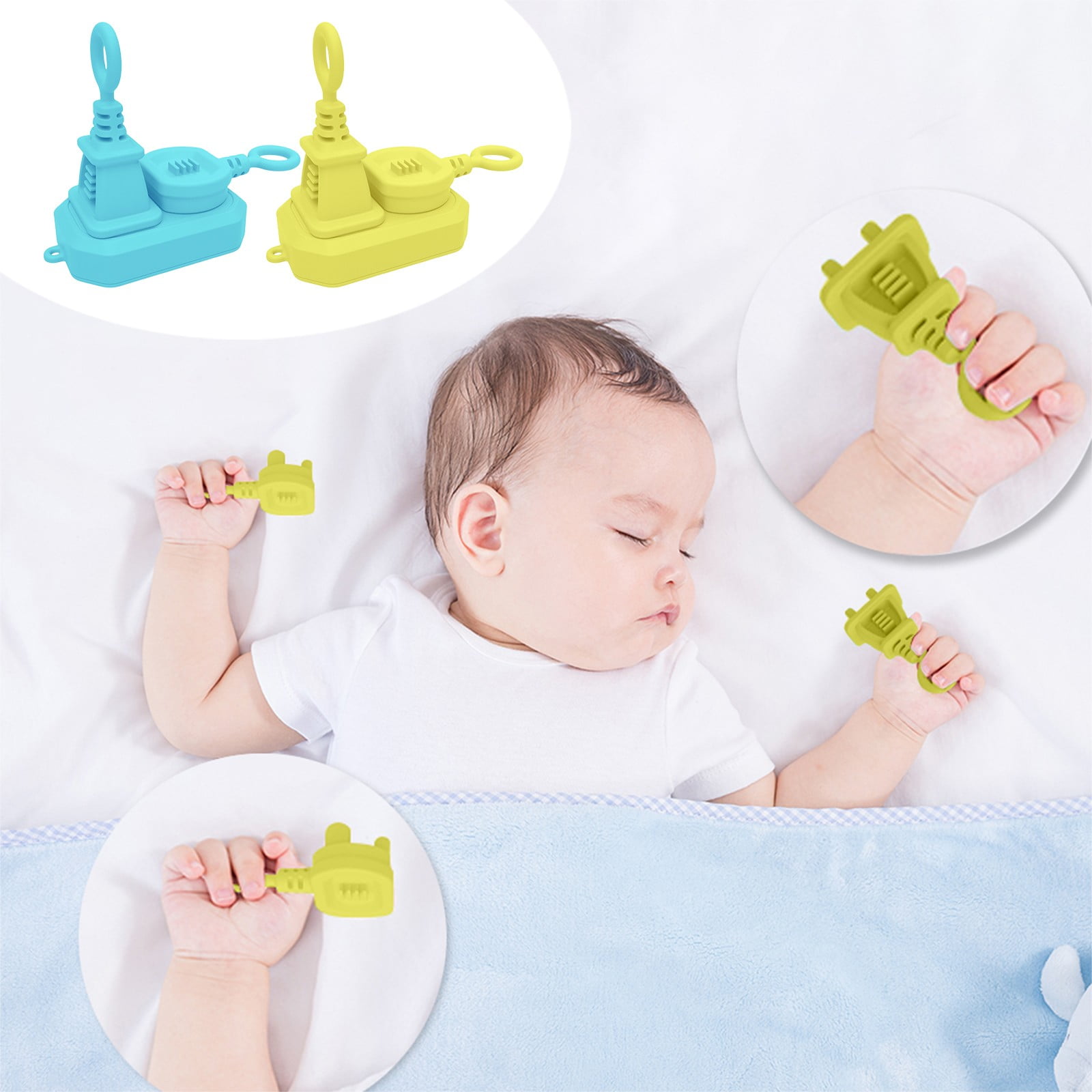 CQCYD Toys under $5 Montessori Silicone Baby Toy Plug And Socket ...